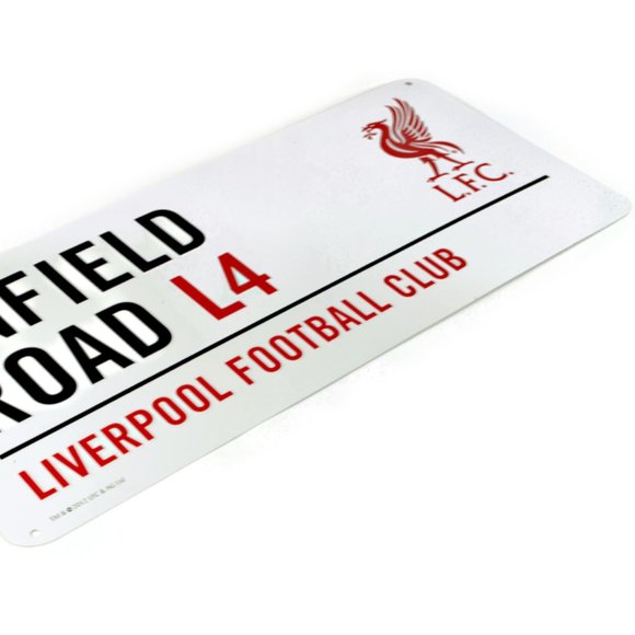 Liverpool FC | Wall Decor | Liverpool Fc Anfield Road Metal Street Sign ...